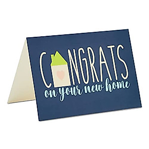 36 Pack Congratulations On Your New Home Greeting Cards with Envelopes Assortment Set for House Warming (6 Designs, 4x6 In)