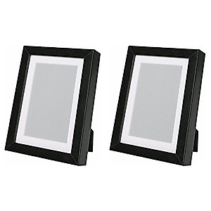 Ikea Ribba 5x7 Picture Frame. Black. Set of 2