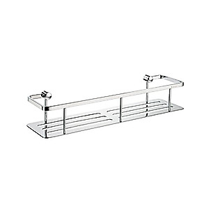 SMEDBO SME, Polished Chrome DK3005 Soap Basket Straight 1 Level, 45.5 x 10.7 x 8 cm