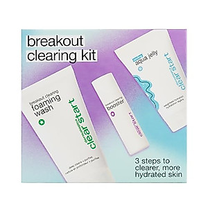 Dermalogica Clear Start Breakout Clearing Kit – Contains Acne Face Wash, Breakout Clearing Spot Treatment & Cooling Moisturizer