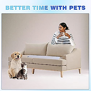 SEERWAY Scat Pet Shock Mat Indoor, Safe Shock Training Pads for Dogs and Cats, Electric Repellent Training Mat Keeps Pets Off,Various Size and Shape, 3 Training Modes, Battery Operated (60"x12")