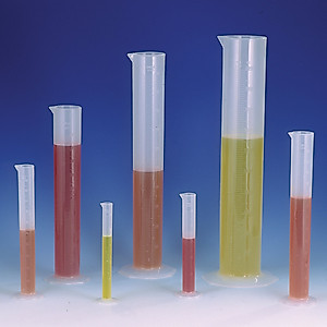 SP Bel-Art Single Scale 1000ml Polypropylene Graduated Cylinder; 10.0ml Graduation (F28458-0000)
