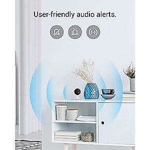 EZVIZ Indoor Security Camera 1080P WiFi Baby Monitor, Smart Motion Detection, Two-Way Audio, 40ft Night Vision, Works with Alexa & Google Assistant(C1C)
