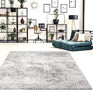 LUXE WEAVERS Florance Collection 86328 Vizon 8x10 Modern Geometric Area Rug