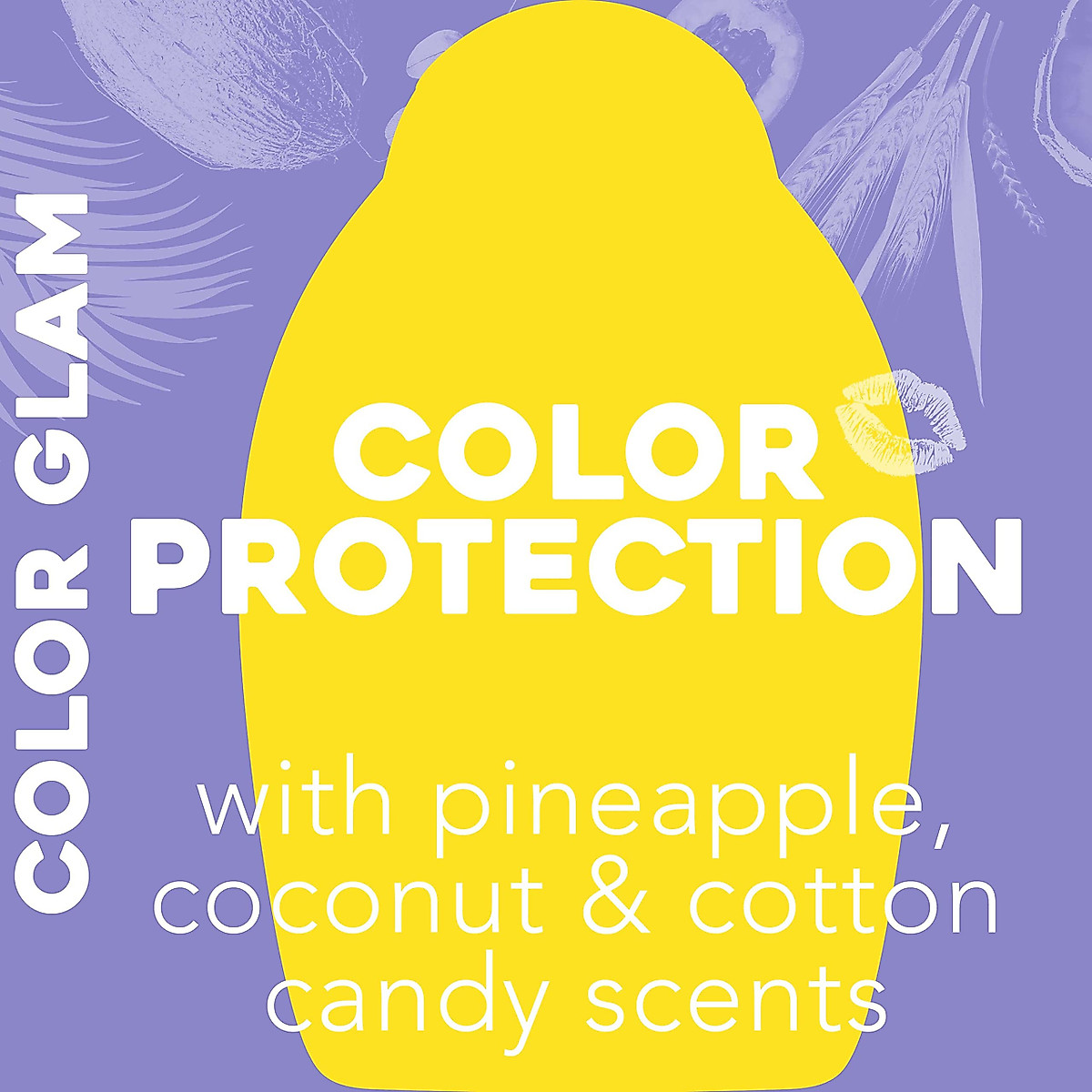 OGX ColorGlam Ultra Hydrating Shampoo for Color-Treated Hair, Gentle Sulfate-Free Surfactants to Help Protect Hair Color, Semi-Sweet Scent, 13 Fl Oz