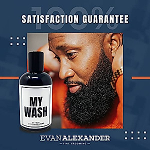 Evan Alexander Fine Grooming MY Wash Detoxifying Beard Shampoo, Fresh, 4 Fluid Ounces