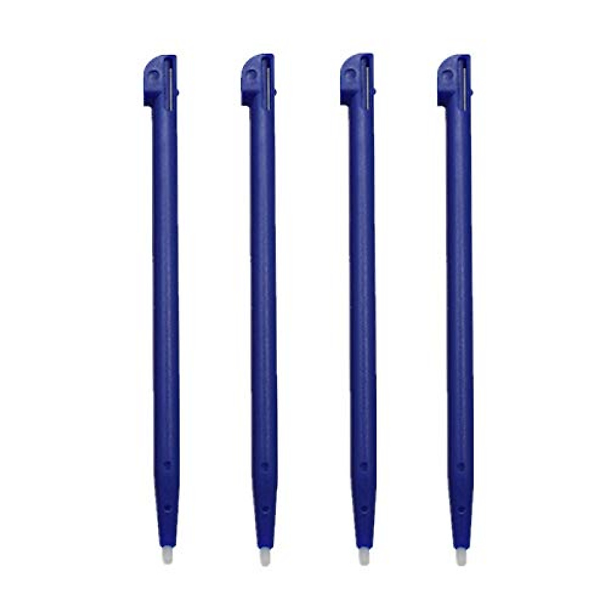4Pcs Plastic Stylus Pen Game Console Screen Touch Pen Replacement for 2DS Tactil Game Console Accessories (4 pcs Blue)