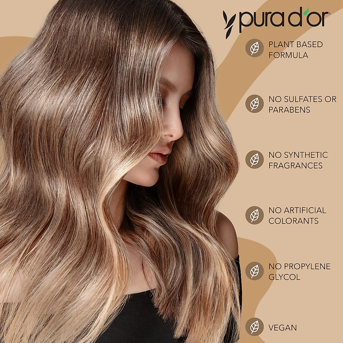 PURA D'OR 16 Oz Professional Grade Clinically Formulated Biotin Conditioner - Daily Hair Care Routine For Thinning Hair - 2X Concentrated DHT Blocker Hair Thickening Products For Women & Men