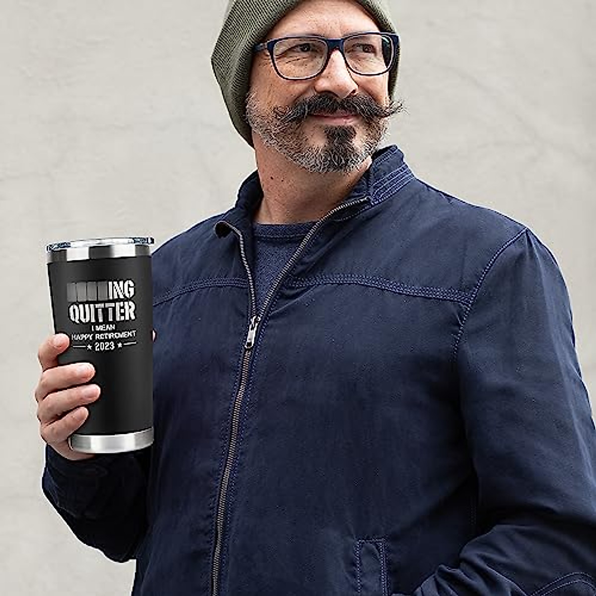 Retirement Gifts for Men 2023 - Retired Gifts for Men, Him, Dad, Husband, Friend, Coworker, Boss - Mens Retirement Gifts, Happy Retirement Gifts, Funny Retirement Gifts Men, Retired Men - 20Oz Tumbler