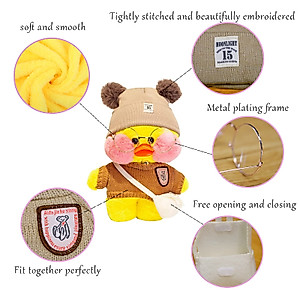 ANKANGTOY Duck Stuffed Animals Cute Stuff 12'' Duck Plush Toys DIY Costume Doll Plushies Gift for Kids Girls (Righteous Duck)