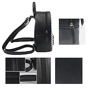 Amzbeauty Small Shoulder Bag Cool Skull Printed Cheap Mini Women Backpack for Outdoor