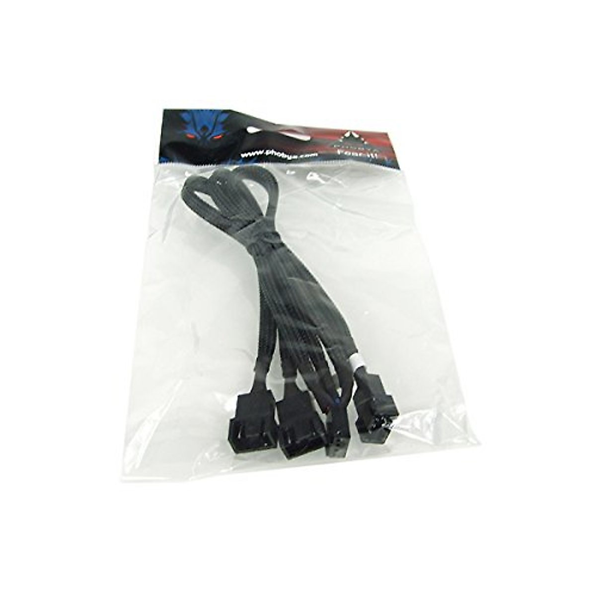 Phobya 3-Way PWM Splitter Cable (Power 3 PWM Fans from a Single Connection!)