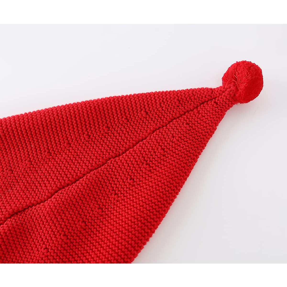LLmoway Toddler Beanies Girls Infant Boy Knit Hat Kids Christmas Hats Baby Slouchy Cotton Cap Red