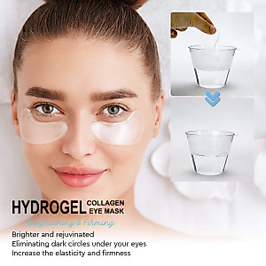 AZALLY Hydrogel Collagen Anti-Aging, Under Eye Patches, Under Eye Bags Treatment, Eye Mask for Puffy Eyes (60pcs)