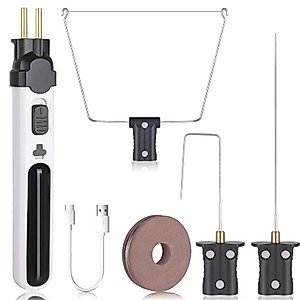 3 in 1 Foam Cutter, Genround Hot Wire Foam Cutter Electric Cutting Machine Hot Wire Foam Cutter Foam Cutting Pen Foam Cutting Tools for Polyethylene EVA Foam Carving, DIY Crafts