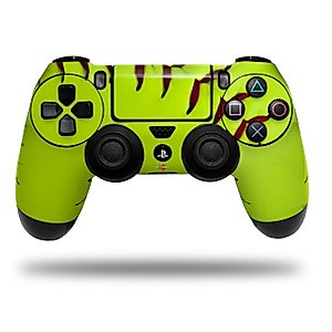 WraptorSkinz Skin Compatible with Sony PS4 Dualshock Controller PlayStation 4 Original Slim and Pro Softball (Controller NOT Included)