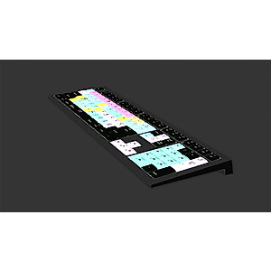 LogicKeyboard Mac Wired Backlit Keyboard Compatible with Final Cut Pro X- Astra Series- Part Number: LKBU-FCPX10-AMBH-US