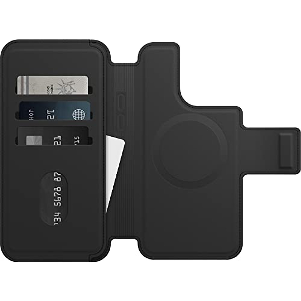 OtterBox Detachable Folio Wallet (Case Sold Separately) for MagSafe - IPhone 14 Pro Max (ONLY) - SHADOW (Black)