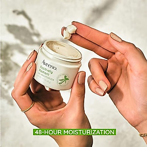 Aveeno Positively Radiant Daily Gel Facial Moisturizer with Hyaluronic Acid & Tone-Correcting Soy, Hydrating & Brightening Gel Face Cream Evens Skin Tone & Texture, Hypoallergenic, 1.7 oz