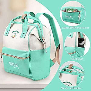 ZOMAKE 15.6 Inch Travel Laptop Backpack for Women Men - Anti Theft Water Resistant Bag Daypack - Computer Bag Business Work Cute Backpacks(Candy)