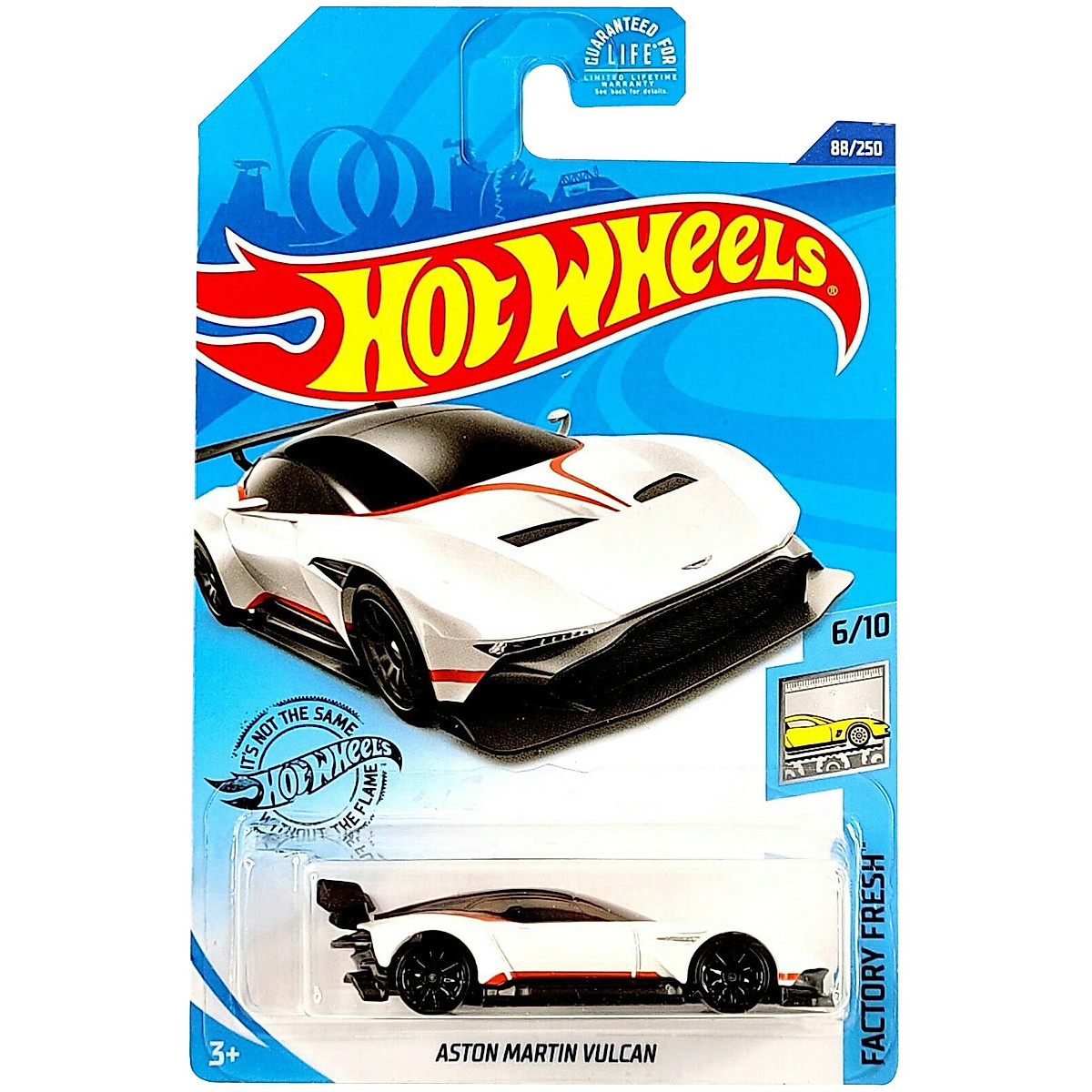 Hot Wheels 2020 Factory Fresh Aston Martin Vulcan, White 88/250