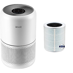LEVOIT Air Purifier for Home Allergies Pets Hair in Bedroom & Core 600S Air Purifier Smoke Remover Replacement Filter, 4-in-1 Filter and Activated Carbon, Core 600S-RF-SR, 1 Pack