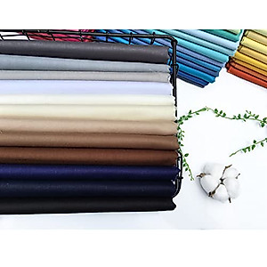 UPSYTIO 50 Pieces 9.8"x 9.8" Cotton 100% Fabric Bundles Squares Sewing Supplies for Quilting Patchwork, DIY Craft, Scrapbooking Cloth