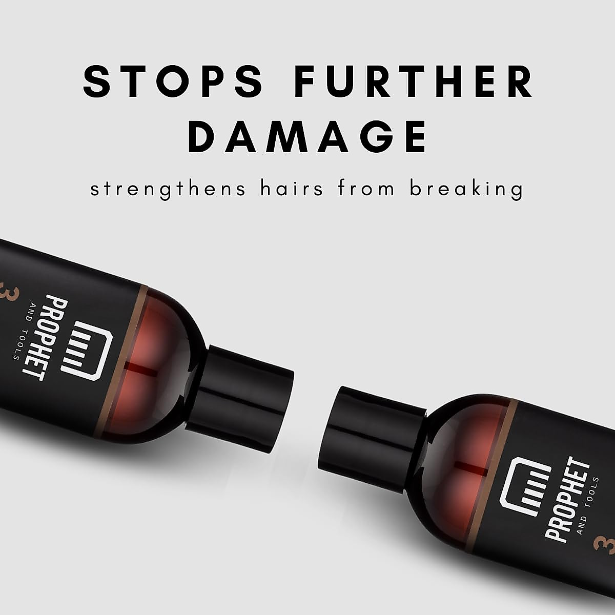 Prophet and Tools 3-in-1 Beard Shampoo & Conditioner - Gentle Cleanser for Soft, Shiny, Tangle-Free Beard - 8.5 oz