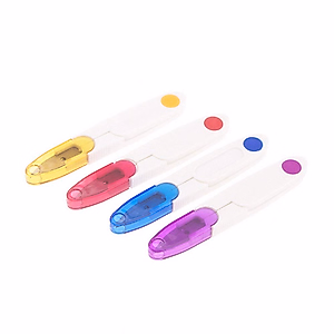 CJESLNA 1 X Thread Cutter Scissors Clipper Snips&Safety Cover for Cross-stitch Embroidery Random Color