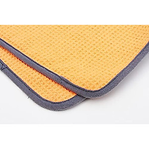 One Pass WaterBlade - Large Microfiber Cleaning Cloth - Waffle Weave Finishing Towel for Car Detailing and More - 20" by 30"