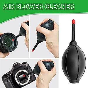 REFLYING Camera Cleaning Kit, Lens Cleaning Kit with Camera Lens Cleaner 20ml,Sensor Cleaner 10ml,Lens Cleaning Pen,16mm Sensor Cleaning Swabs for APS-C DSLR,Cleaning Cloth