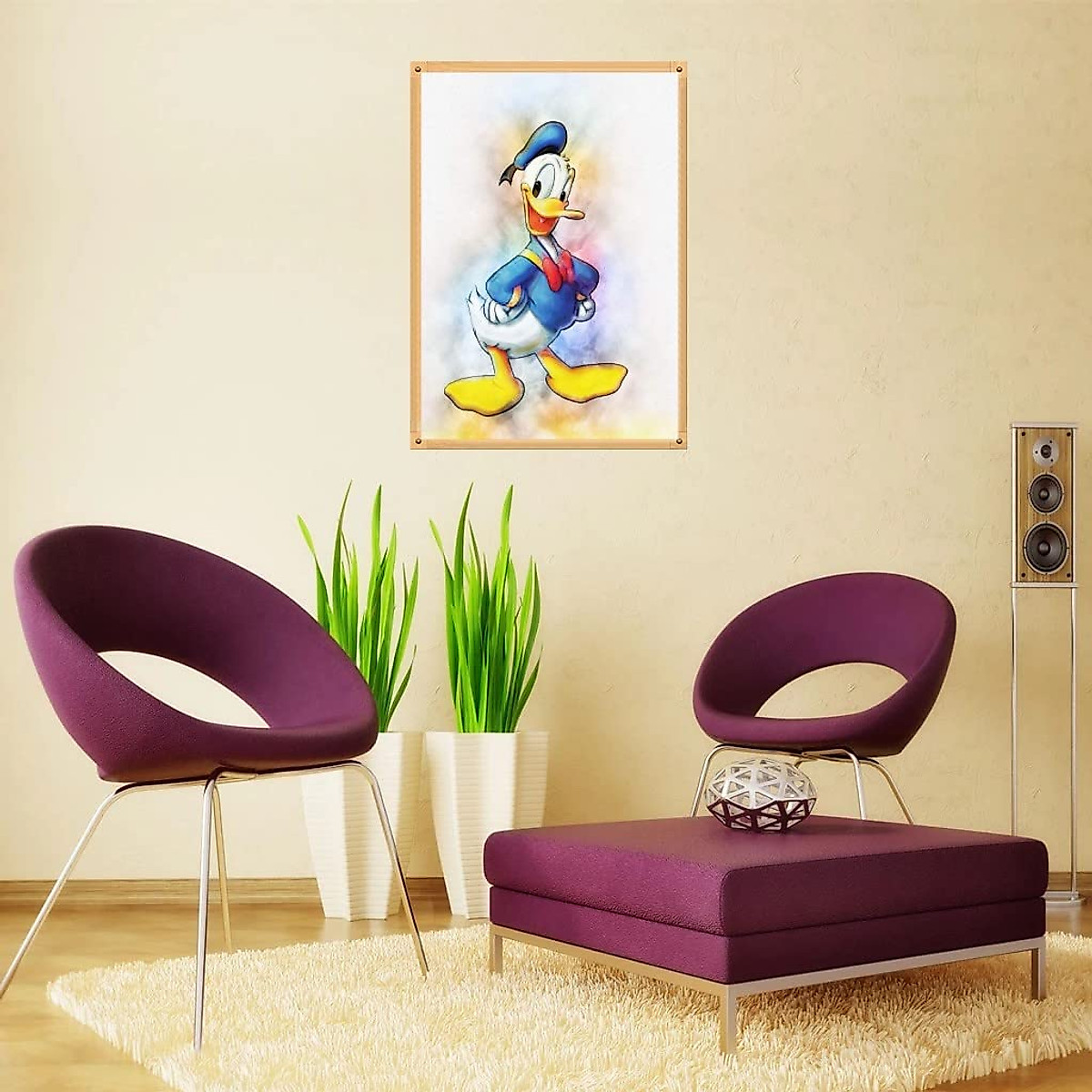 BOGVIAP Cartoon Diamond Painting Kit,5D Diamond Painting Kits for Kids,Diamond Painting Art,for Home Wall Decoration Diamond Art 12x16 inch