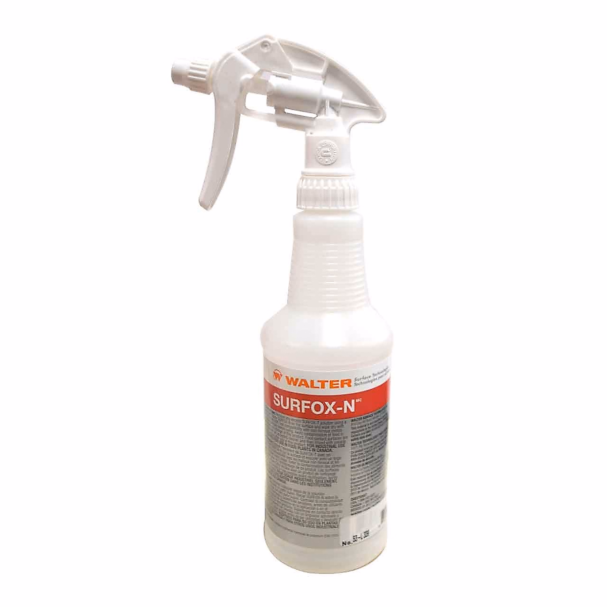 Walter 53L339 Empty SURFOX-N Clean Refillable Trigger Sprayer, 500mL Bottle