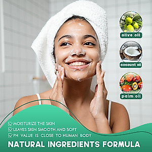 EDSRDRUS 2LB Unscented Glycerin Soap Base DIY Handmade Soap Moisturizing Melt and Pour Soap Base for Crafting, Vegetable Glycerin & Coconut Oil, Easy to Cut (White, 2LB)