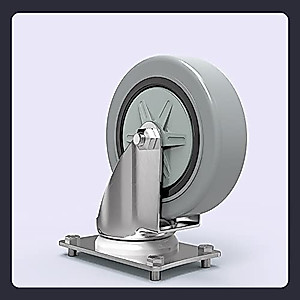 Platform Hand Truck Foldable Platform Truck Thicken Metal Chassis Push Dolly with 4 Wheels for Home Office Transport Hand Truck with Folding Handle Push Dolly for Loading (Color : Green) (Bl