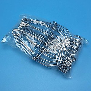 10 PCS Labs Stoddard Test Tube Clamp, Stainless Steel with Finger Grips, 6" Length