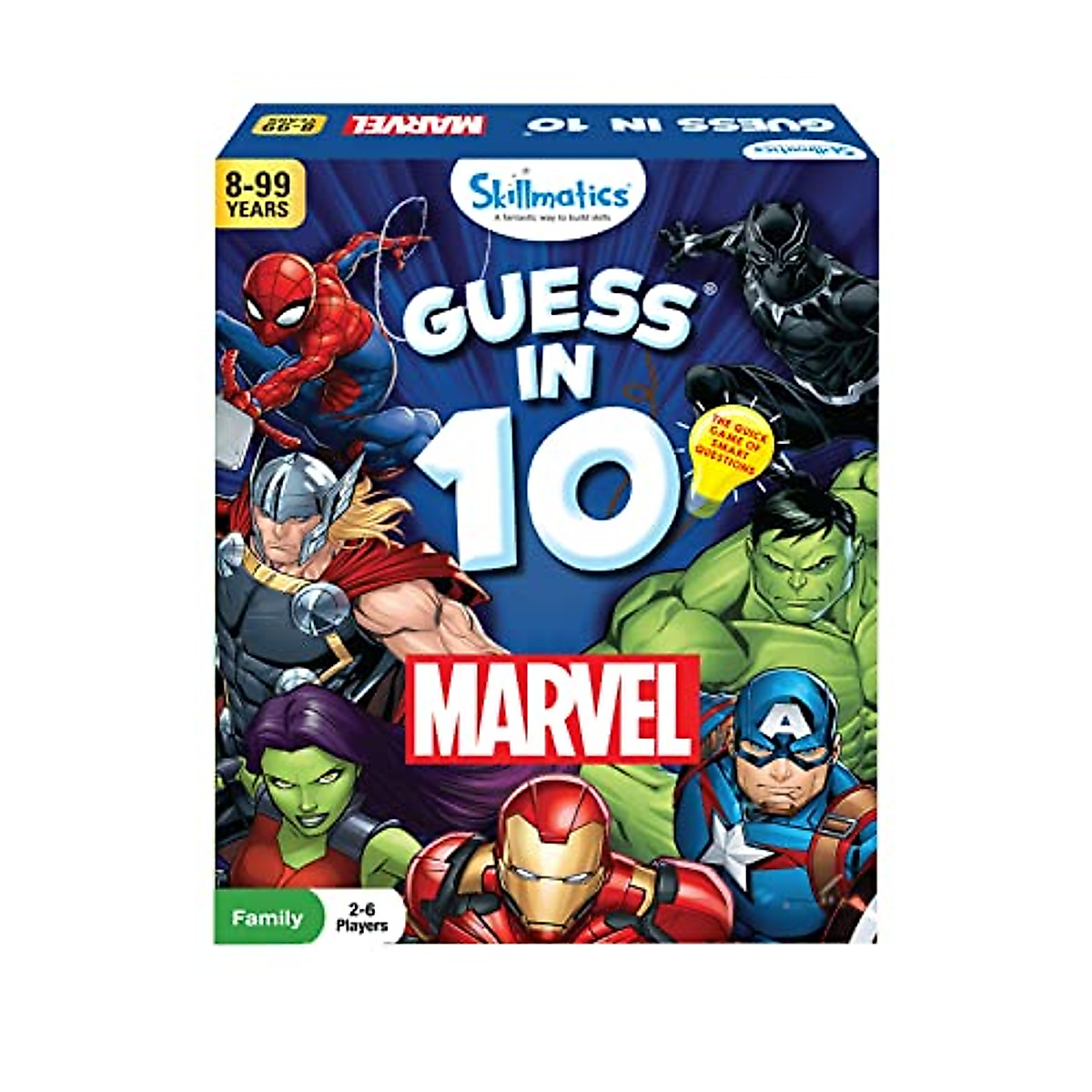 Skillmatics Marvel Card Game - Guess in 10, Quick Game of Smart Questions, Gifts for 8 Year Olds and Up, Fun Family Game