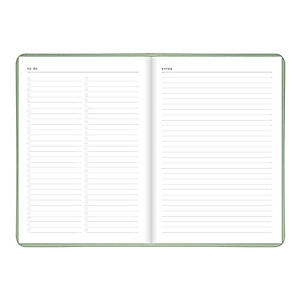Letts Conscious Weekly/Monthly Planner, 12 Months, January to December, 2024, Sewn Binding, A5 Size, 8.25" x 5.875", Multilingual, Sage (C082396-24)