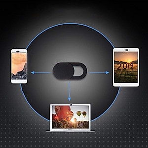 Caczmarek 6pcs Oval Mobile Phone Camera Cover Sticker Webcam Protective Cover Laptop Camera Protective Cover Anti-dust Sliding Cover
