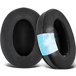 SOULWIT Cooling Gel Replacement Earpad for Audio-Technica ATH M50X/M40X, HyperX Cloud/Alpha, SteelSeries Arctis, Ear Cushion for Sony MDR-1ABT/1RBT/1RNC/7506, Turtle Beach Stealth 420X/600 & More