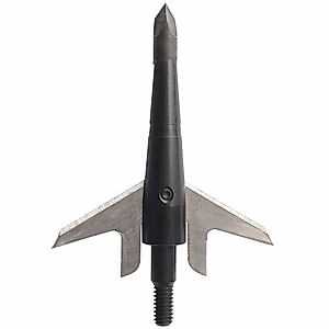 Swhacker 100 Grain 1.75-Inch Cut Broadhead (Set of 3), Large, Black
