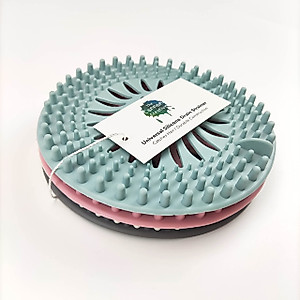 Drain Strainer Hair and Debris Catcher Set Shower and Sink Drain 4 Pack, 5.12” *5.12” *0.48”, White, Blue, Pink, Dark Gray