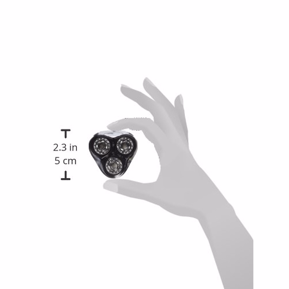 Remington SPRAQ Head and Cutter Assembly for WetTech Rotary Shaver, Black