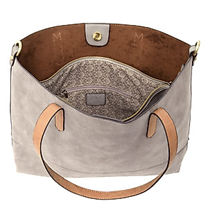 joy susan Women's Brushed 3in1 Tote Bucket Handbag