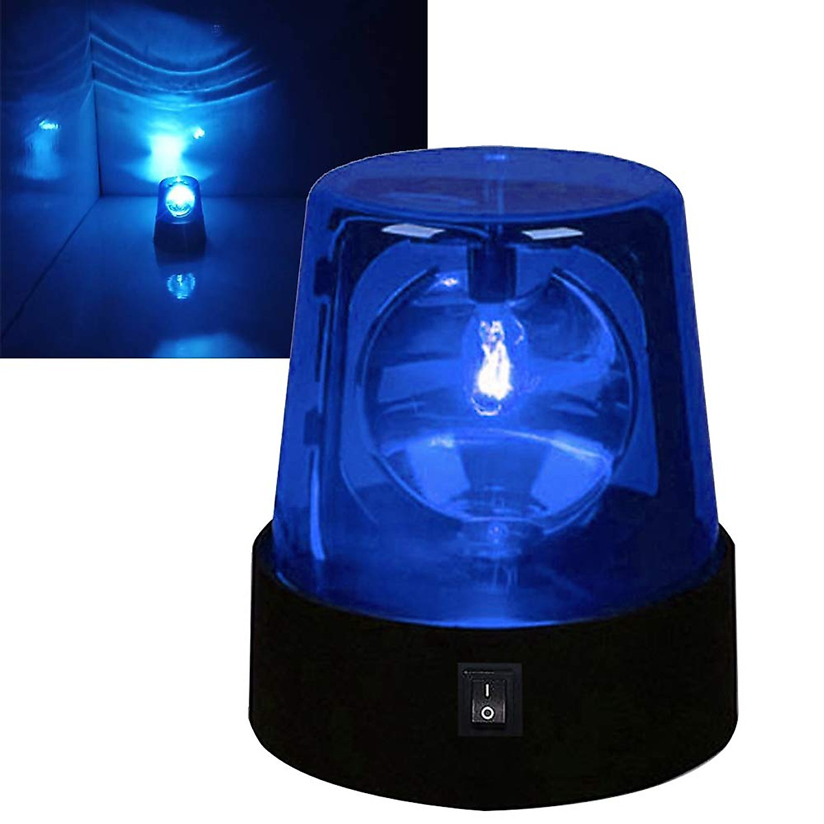 MAYiT LED Strobe Light, Disco Party Rotating Lamp DJ Flashing Stage Lights Police Car Beacon Siren Strobe Light with Switch Control for DJ Show Bar