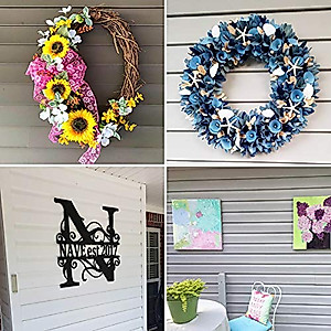 MIUKAA Vinyl Siding Hangers, Heavy Duty Outdoor Light Wreath Pictures Hook for Hanging 4 Pack