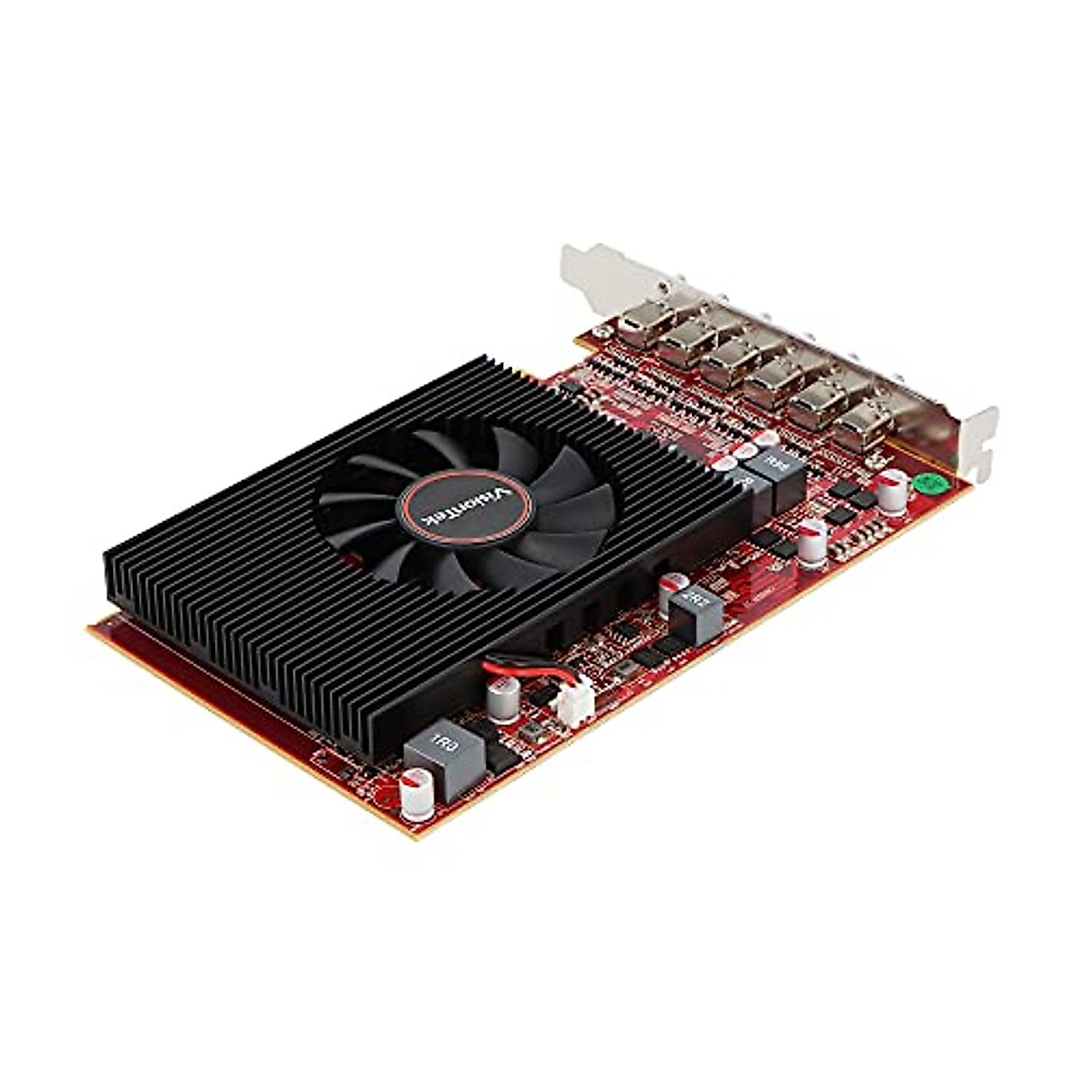 VisionTek Radeon 7750 2GB GDDR5 6M (6x miniDP, 6x miniDP to HDMI Adapters) Graphics Card - 900880