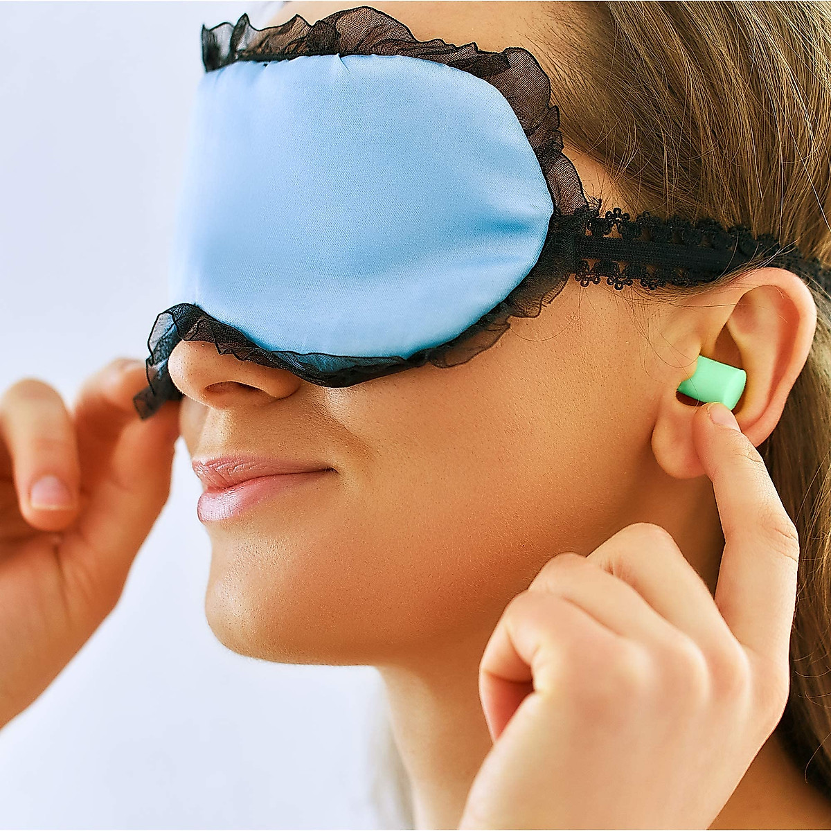 (50 Pair) Ear Plugs for Sleeping, Reusable Soft Foam Earplugs Noise Cancelling Sound Blocking Reduction Earplugs for Sleeping, Snoring, Concerts, Airplanes, Travel, Work, Loud Noise, 35dB Highest NRR