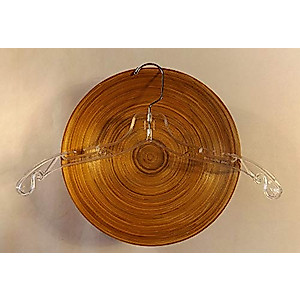 NAHANCO 505MG Plastic Shirt Hanger, Middle Heavy Weight, 17", Clear with Molded Rubber Grippers and Chrome Hook, Clear (Pack of 100)