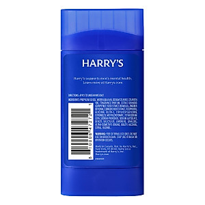 Harry's Aluminum Free Deodorant for Men - Odor Control, Redwood Scent, 2.5 Oz, 3-Pack, Men Deodorant Aluminum Free